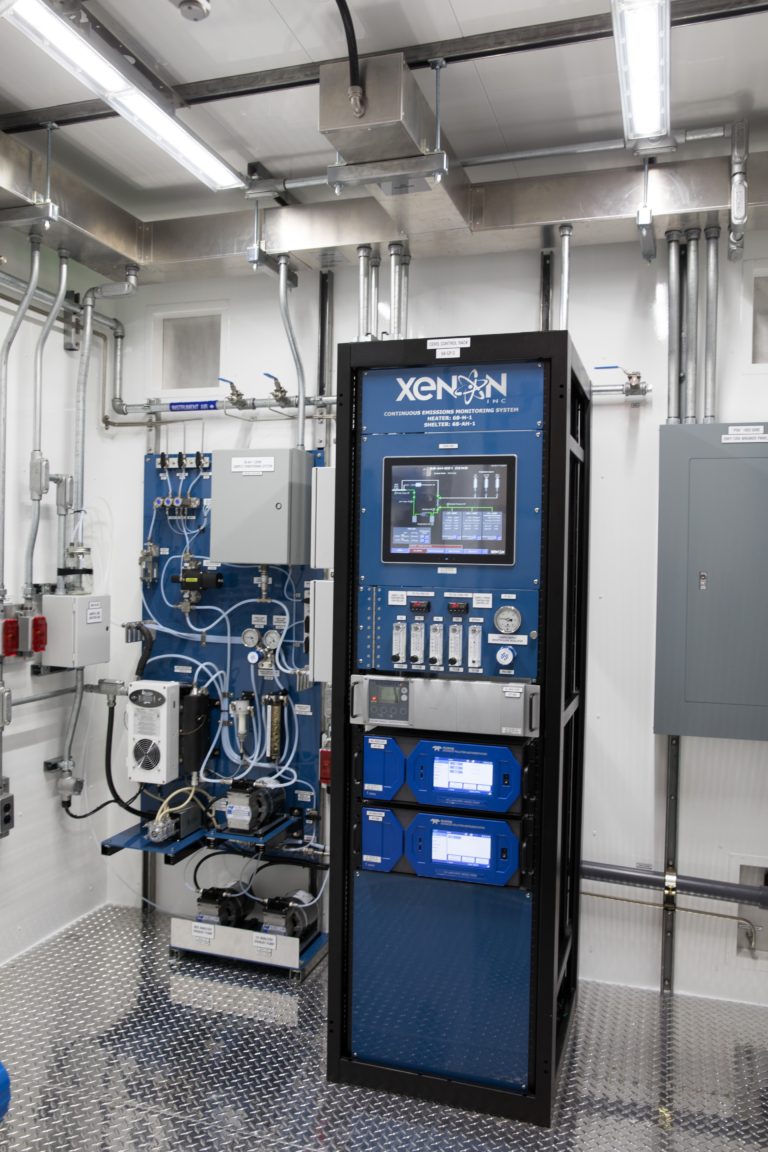 Continuous Emissions Monitoring (CEMS) Shelter – Xenon Inc